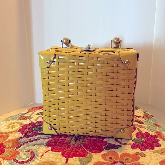 Bags | Vintage Bamboo Purse Made Expressly For Simon Styled By Ernest ...